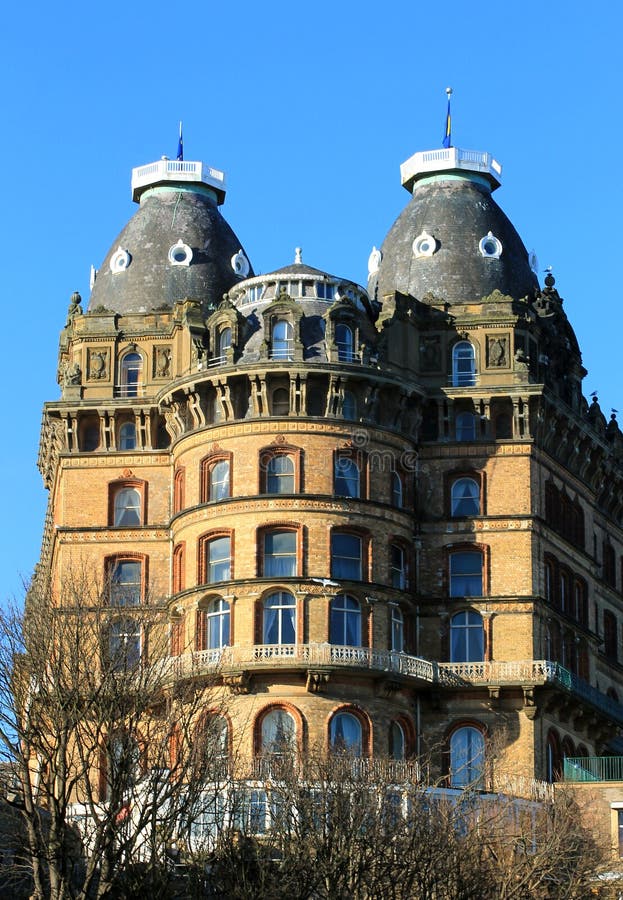 Grand Gothic Hotel stock image. Image of place, scarborough - 4821805