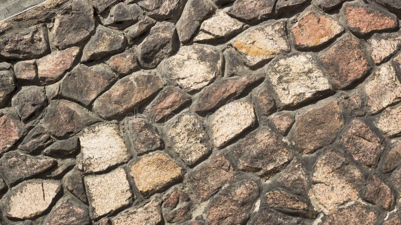 Old Gothic Stone Wall of Rubble Stock Photo - Image of material, 1700s ...