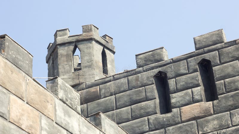 Old Gothic Stone Wall of Rubble Stock Image - Image of brown, limestone ...