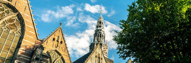 Old Gothice Catherdral on Autumn Time Stock Photo - Image of ancient ...