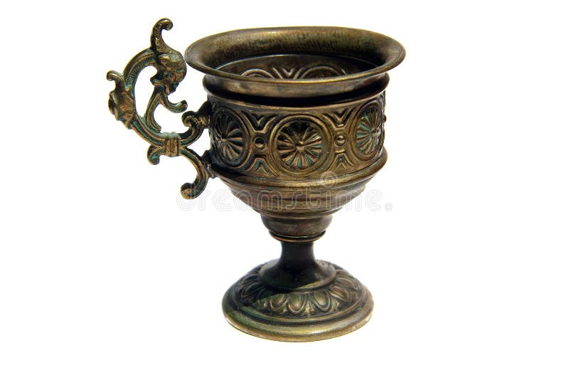 Old grail close-up shoot stock photo. Image of pewter - 6343304