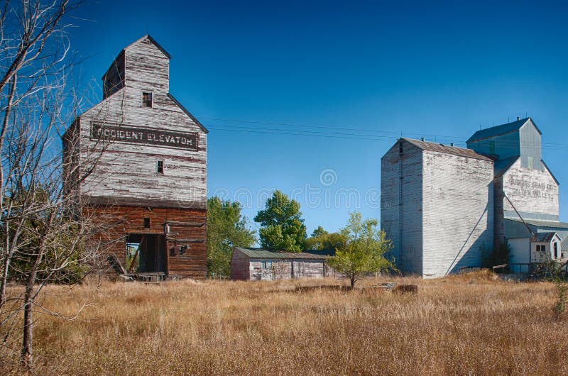 Old Grain Silo stock photo. Image of grain, white, silo - 33676404