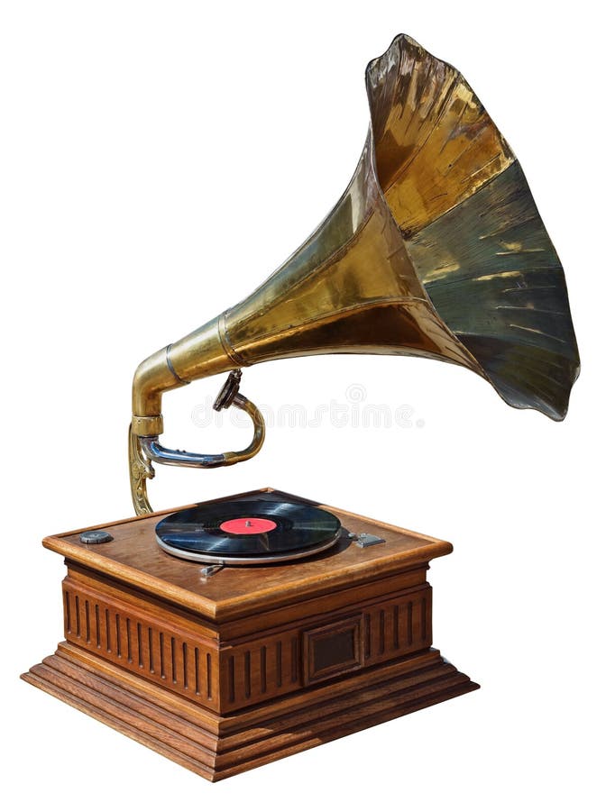 Old gramophone stock image. Image of history, nostalgia - 14702867