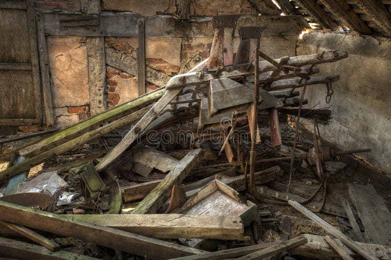 Old Granary Interior stock photo. Image of ruin, ancient - 11062048
