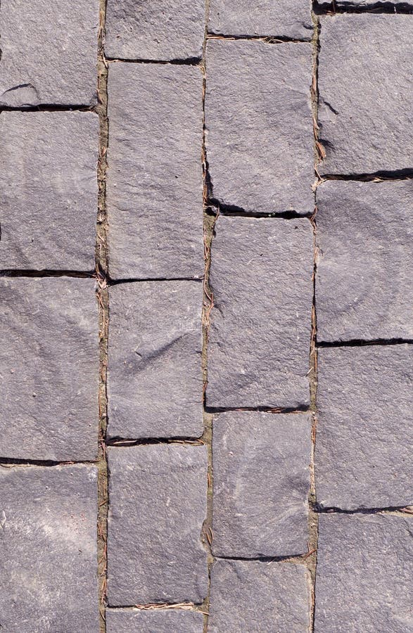Granite Paved Sidewalk Road. Background, Texture Stock Photo - Image of ...