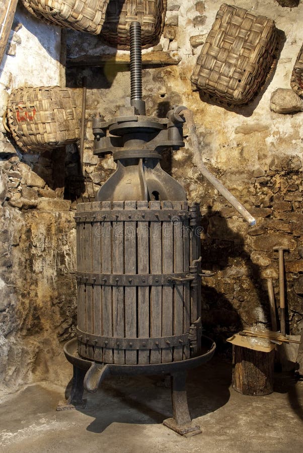 Grape press stock photo. Image of crush, factory, industrial - 14763914