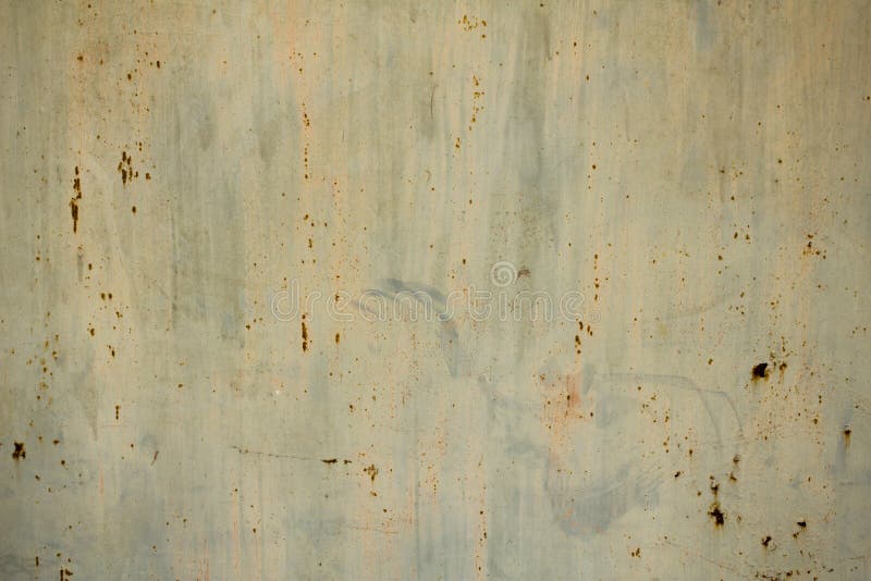 A Old Gray Blue Metallic Smooth Surface with Rust and Paint Stains ...