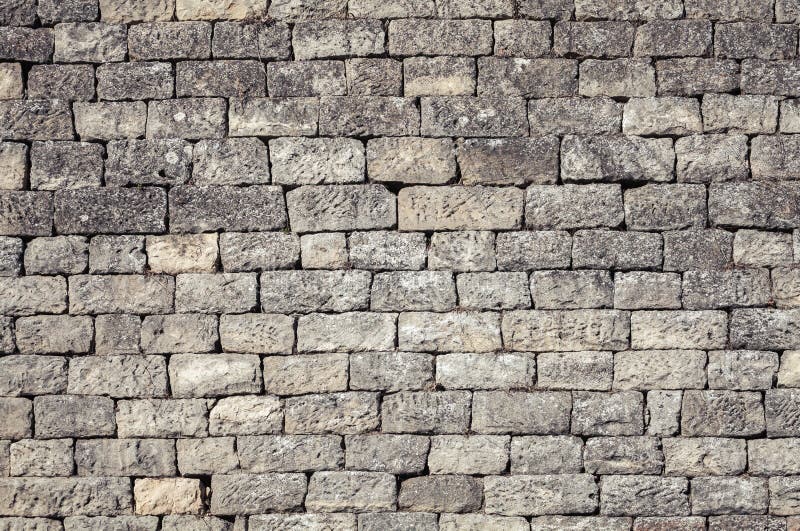 Old Gray Brick Wall, Background Texture Stock Image - Image of pattern ...