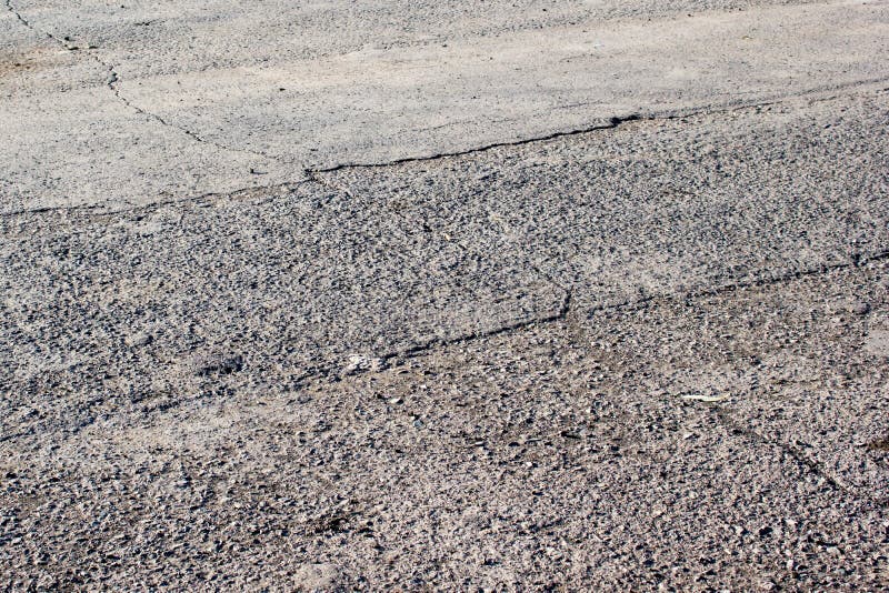 Old Gray Grungy Asphalt Road Stock Photo - Image of background ...