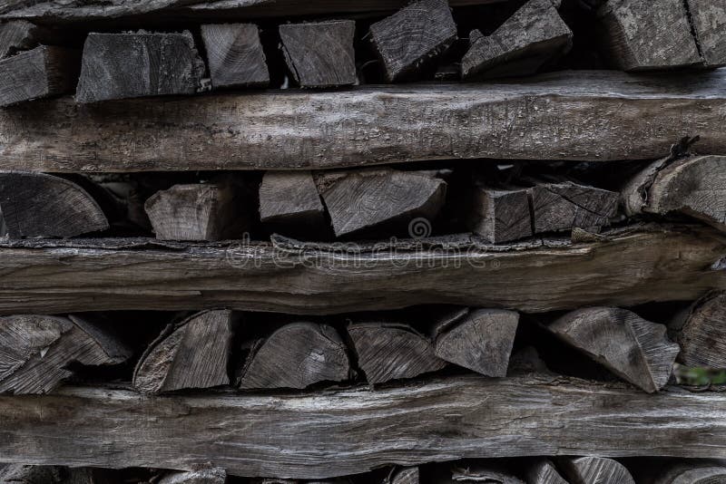 Old and gray logs stock photo. Image of pollution, heat - 106867792