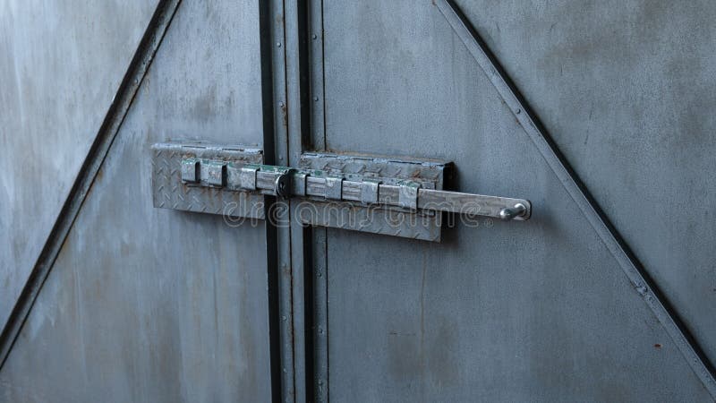 Bolt and Nut Security Metal To Ground Strong Stock Photo - Image of ...