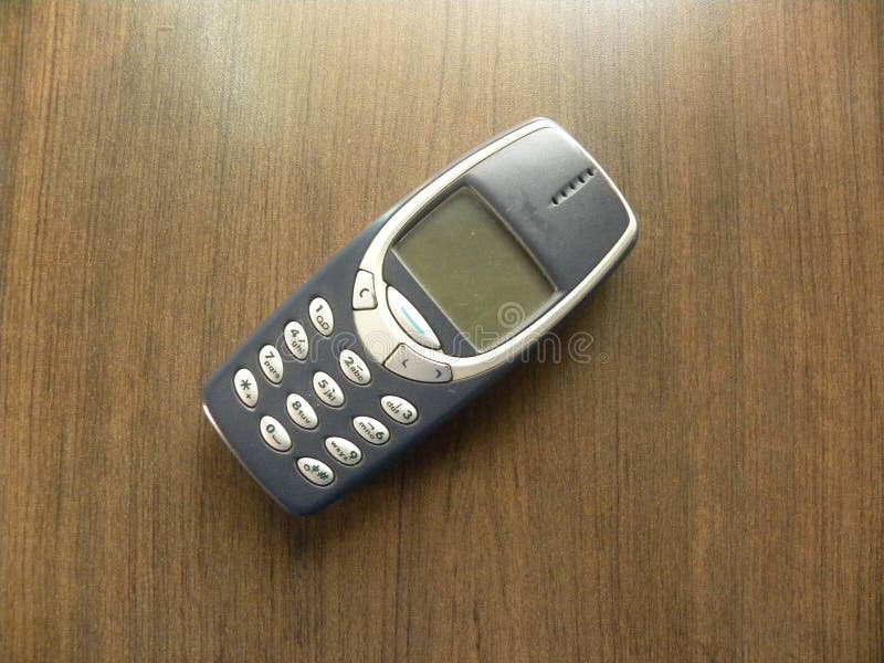 Old Gray Mobile Phone with Keypad Stock Image - Image of cleanser, hair ...