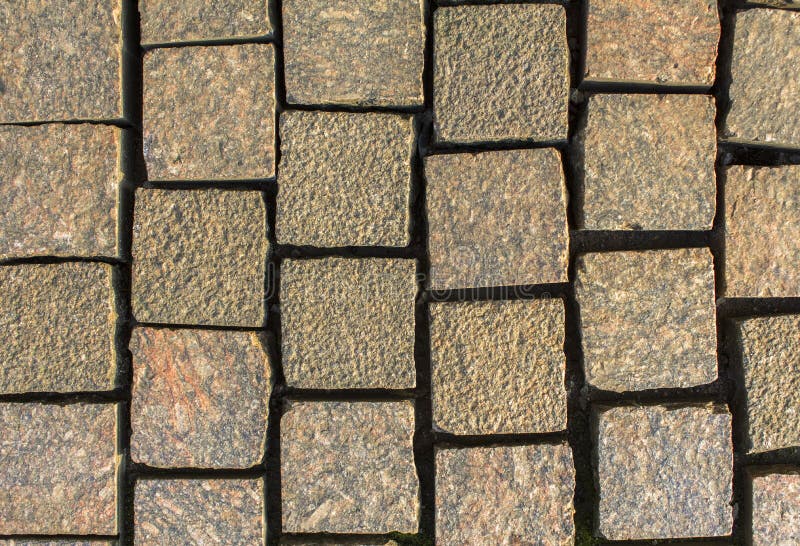 Square Bricks Scattered On The Summer Light Roof Stock Image - Image of ...