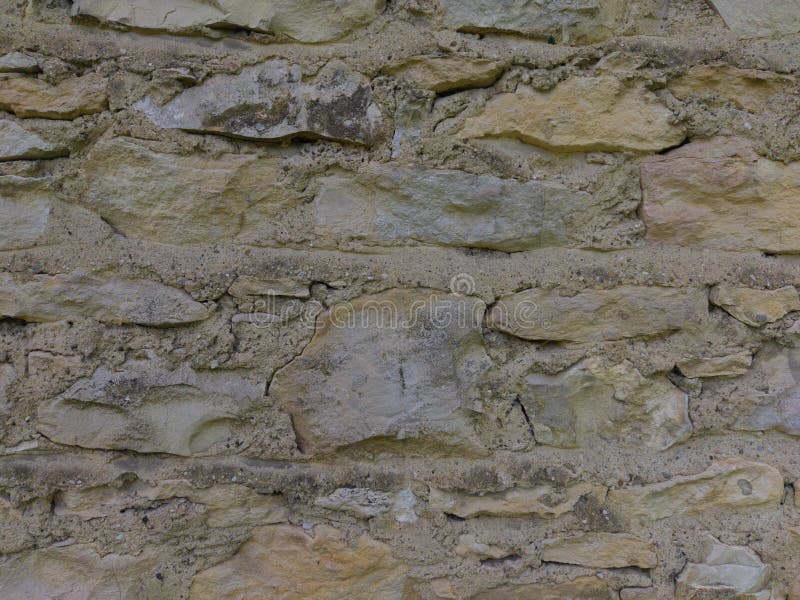 An Old, Gray Wall Made of Stone and Cement. Grey, Stone Background ...