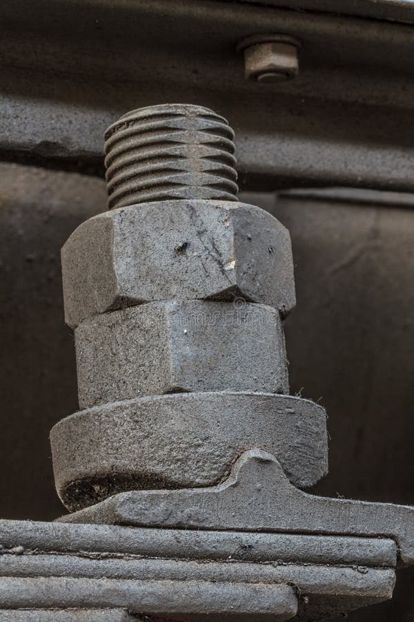 Old greasy nut / bolt stock photo. Image of nuts, industry - 29158646