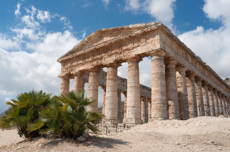 Segesta temple stock photo. Image of ruined, corinthian - 29919448
