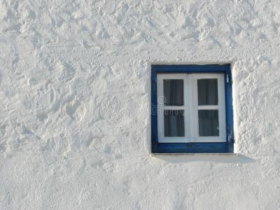 Old greek window stock image. Image of greece, mykonos - 6129515