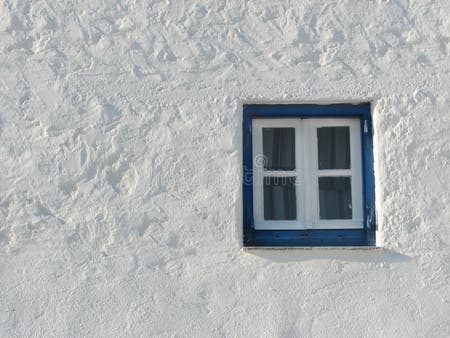 Old greek window stock image. Image of greece, mykonos - 6129515