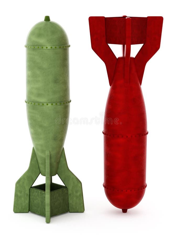 Atomic Green Bomb Isolated White Background Stock Illustrations – 134 ...