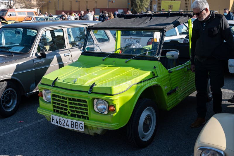 Old Green Citroen Mehari with a Soft Top Editorial Stock Photo - Image ...