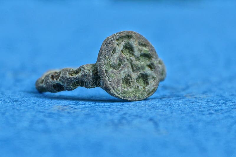 Big Old Green Copper Coin with Eagle Stock Photo - Image of empire ...