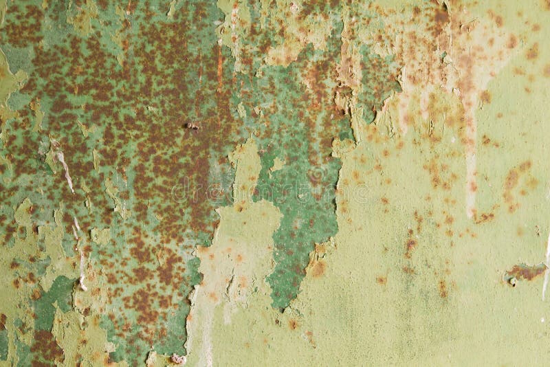Old Green Rusty and Distressed Wall Detail Stock Image - Image of ...