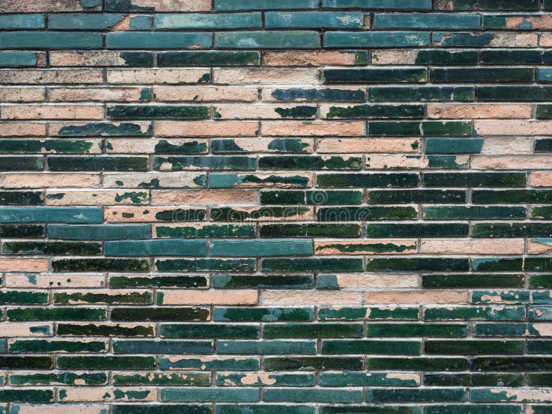 Old Green Tile Wall Texture Background Stock Image - Image of pattern ...