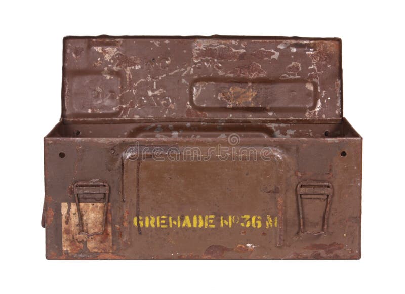 Old Grenade Box stock photo. Image of worn, history, weapon - 40249144