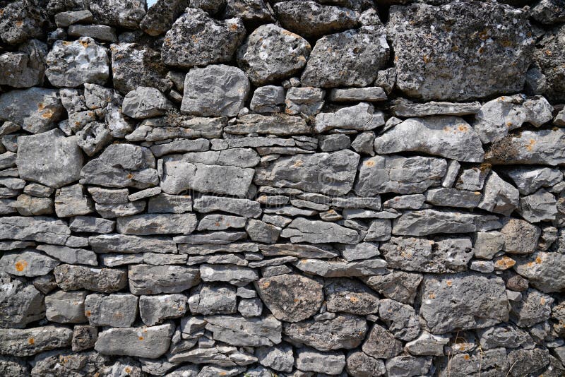 Old Grey Ancient Stones Background Vintage Stone Wall Several Shades of ...