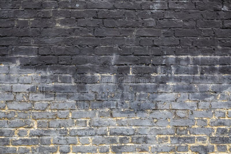 Old Grey Painted Brick Wall for Background Stock Image - Image of brick ...