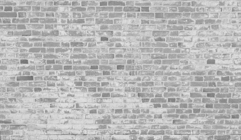 Old Grey Peeling Brick Wall Masonry Texture Background. Stock Image ...