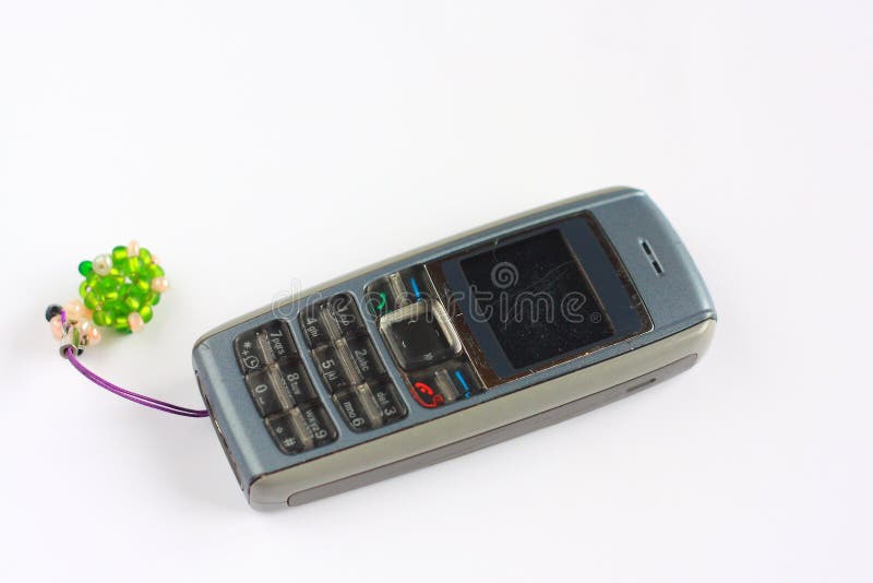 The old grey cell phone stock photo. Image of white, obsolete - 68588742