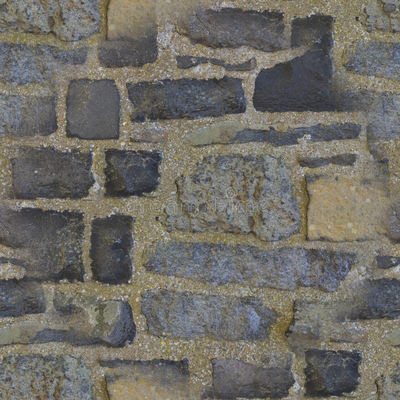 An Old Grey Stone Wall. Grey Stone Background. Brick Texture. Brickwork ...