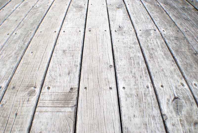 Old Grey Weathered Boardwalk Stock Image - Image of texture, white ...