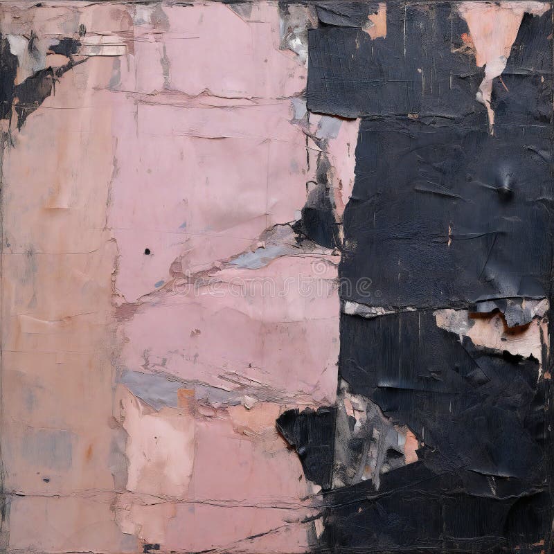 Old Grunge Background with Peeling Paint, Crumpled Paper Stock Photo ...