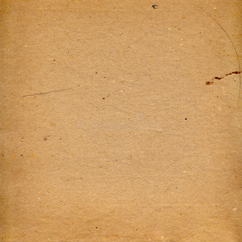 Old Grunge Cardboard Sheet of Paper Stock Image - Image of material ...