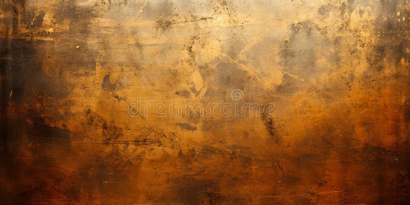 Old Grunge Copper Bronze Rusty Metal Texture Background Effect Stock ...