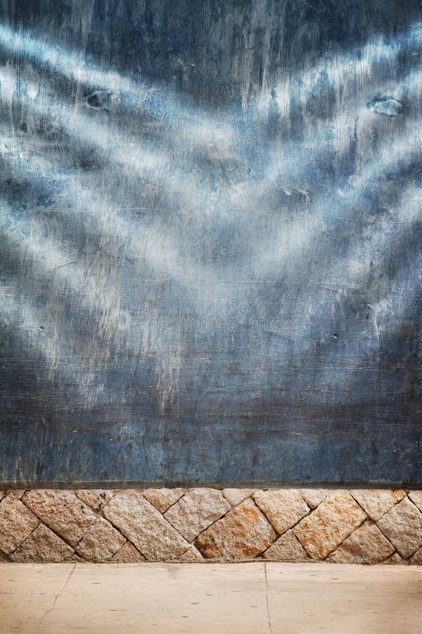 Old Grunge Empty Wall Texture Stock Image - Image of history, floor ...