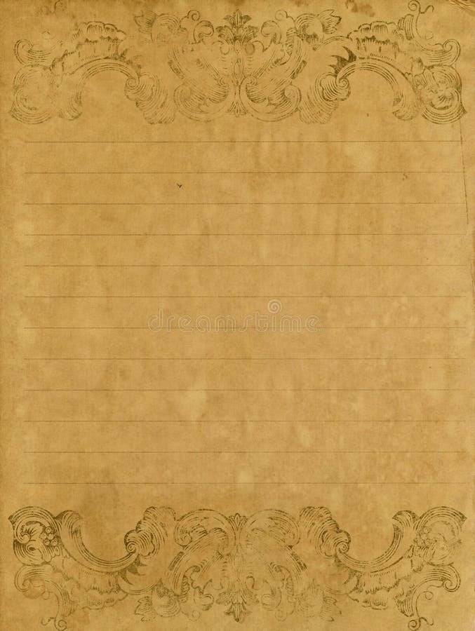 Old grunge letter paper stock photo. Image of blank, beautiful - 22703860