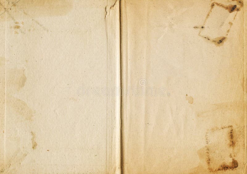 Old grunge open notebook stock image. Image of brown - 38555379