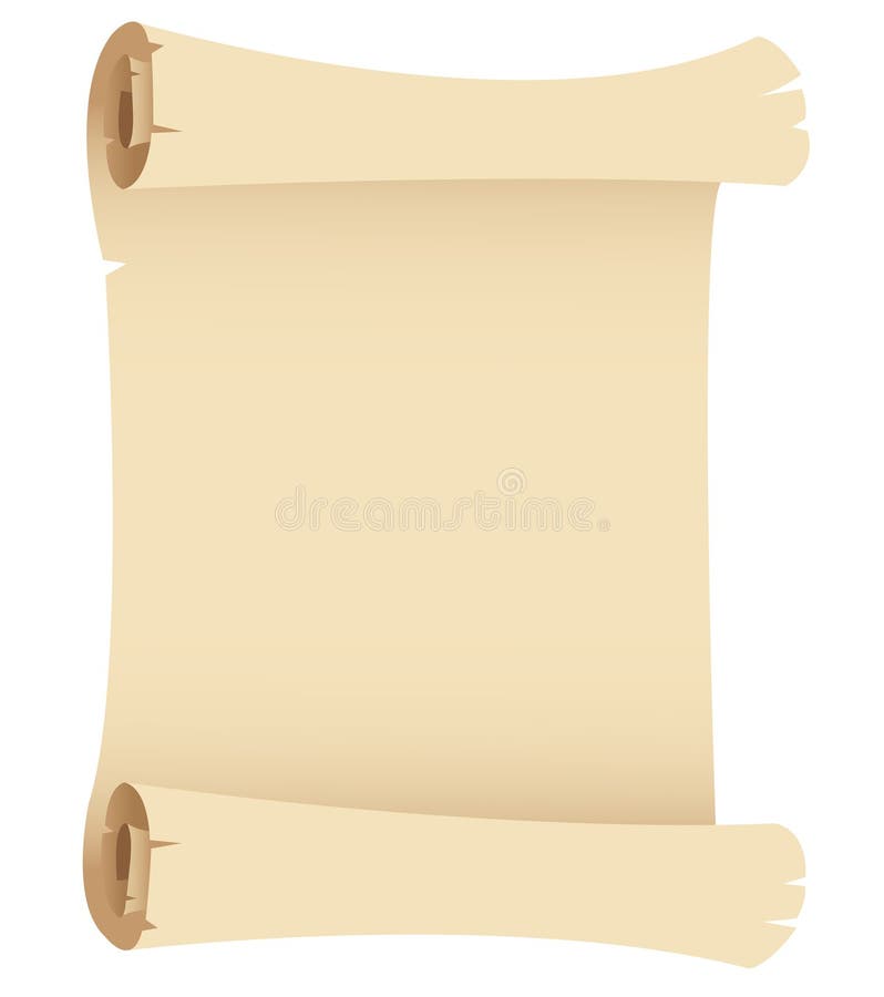 Old Grunge Paper Scroll stock vector. Illustration of antique - 46832346