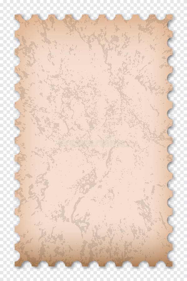 Old Grunge Postage Stamp. Clean Postage Stamp Template. Postage Stamp ...