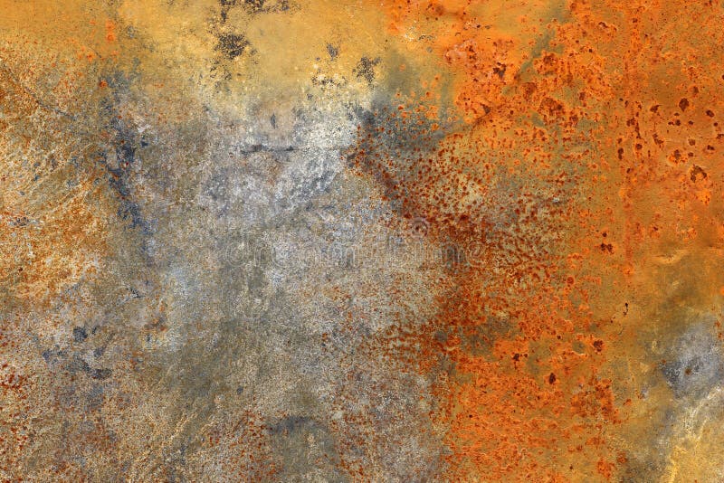 Grunge Rust Metal Panel Texture for Abstract Background Stock Image ...