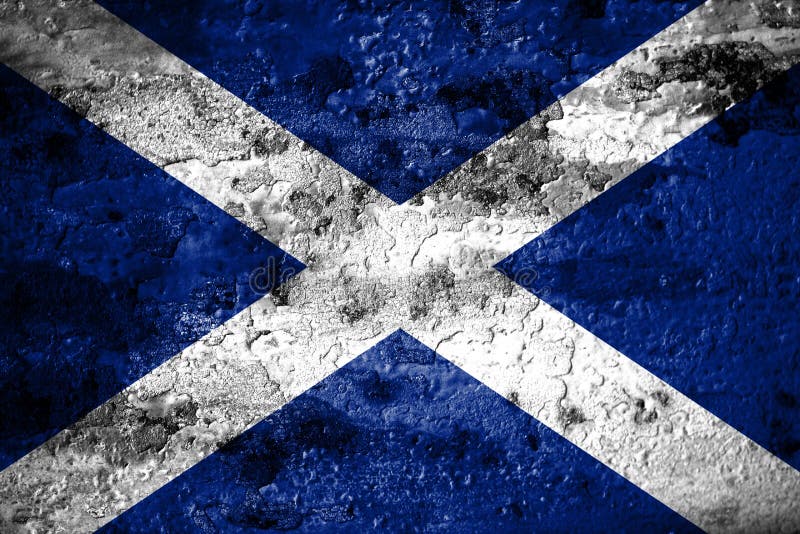 Scotland Flag Stadium Seats. Sports Competition Concept. Stock Image ...