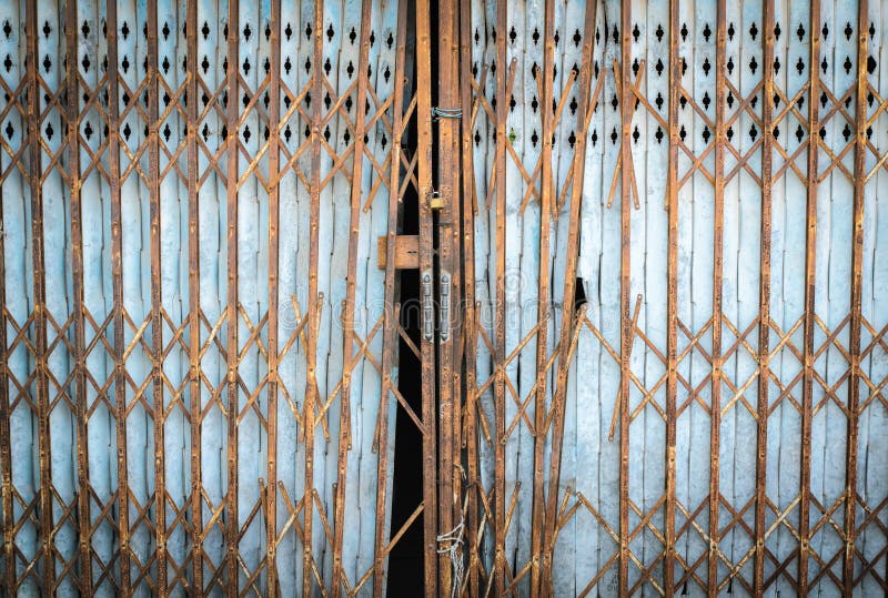 Old Grunge Steel Shutter stock photo. Image of interior - 39320514