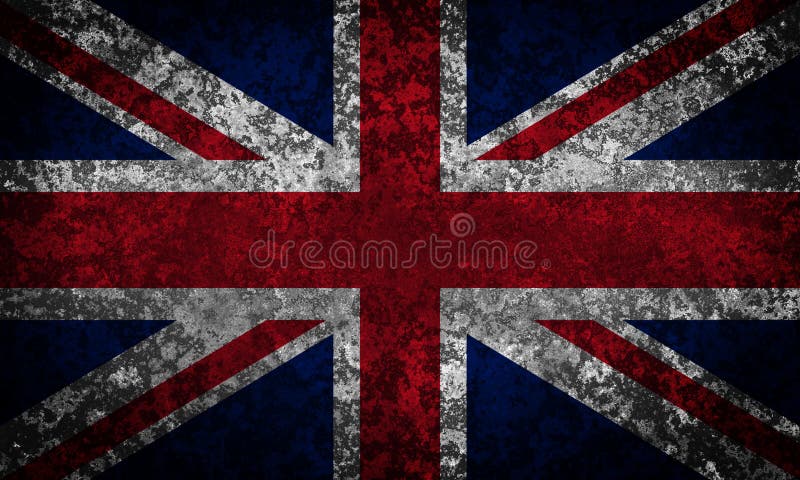 Old grunge Union Jack. stock illustration. Illustration of union - 52294614