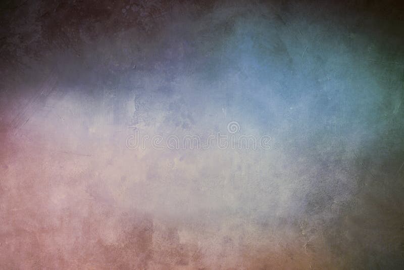 Pastel Colored Grungy Backdrop with Spotlight Stock Photo - Image of ...