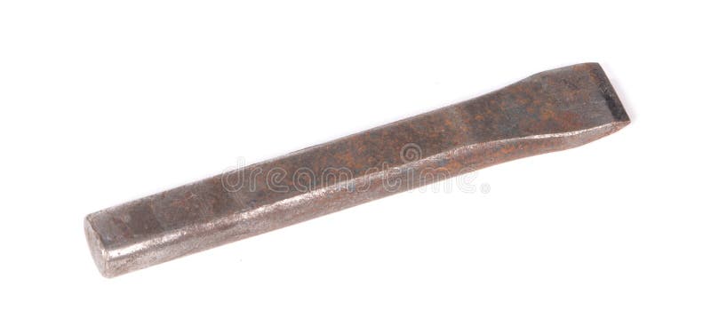 Old Grungy Chisel for Stone Works Stock Photo - Image of work, orange ...