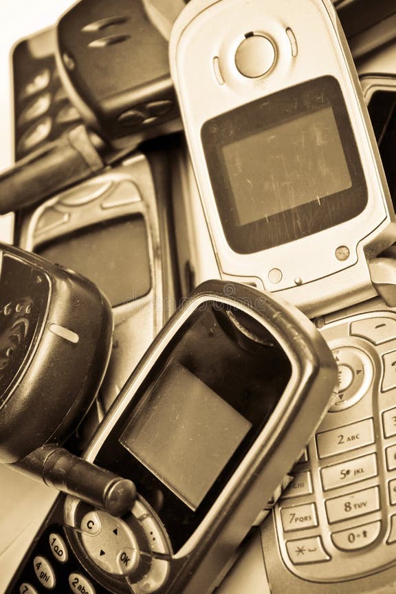 Old GSM phone stock image. Image of equipment, design - 23268073