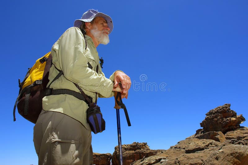 Old guide in mountains stock photo. Image of africa, climb - 29358282